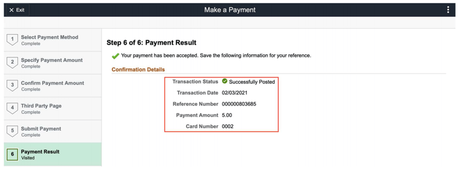 Fees and Making a Payment